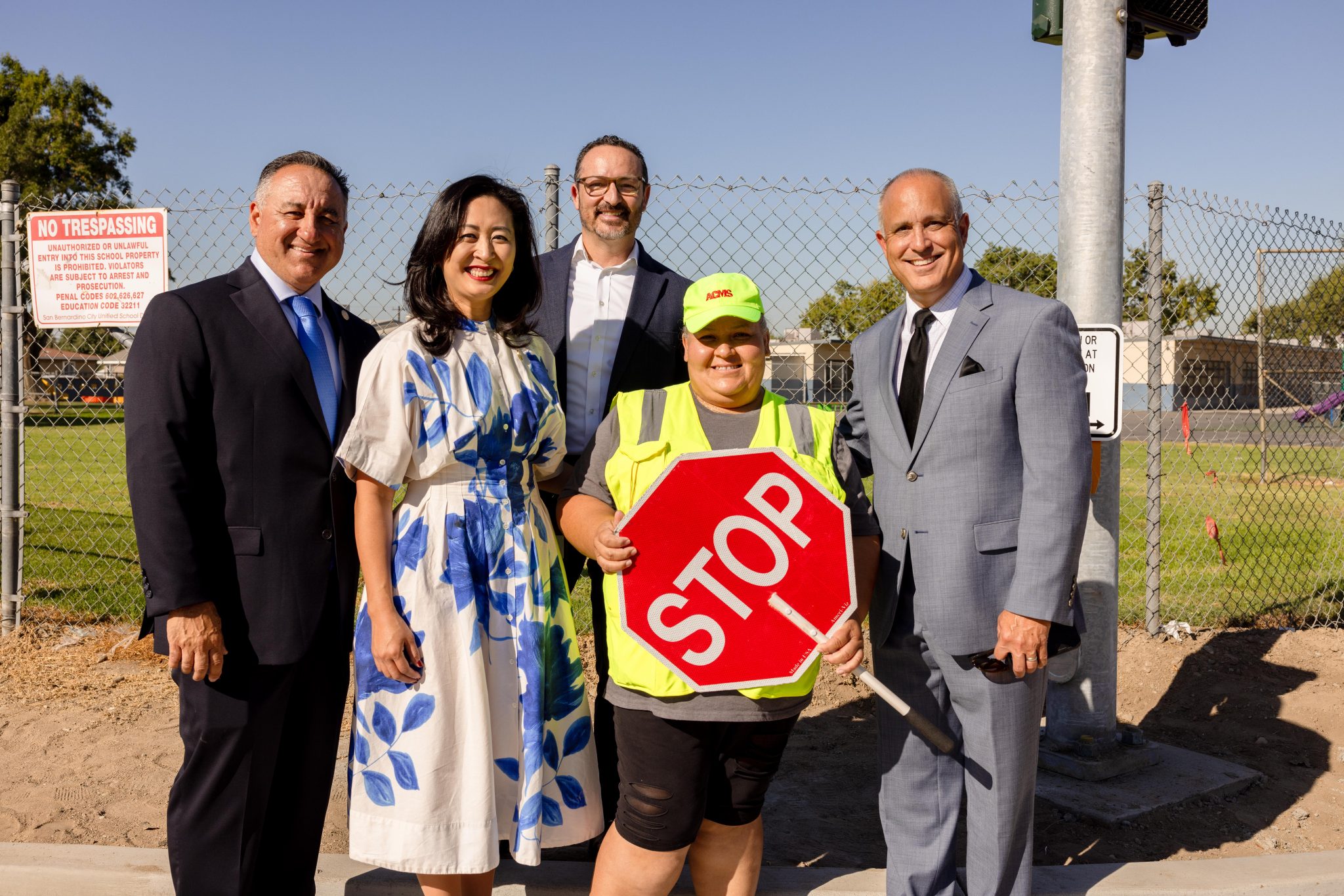 San Bernardino County Unveils New Intersection Signal for School Safety ...
