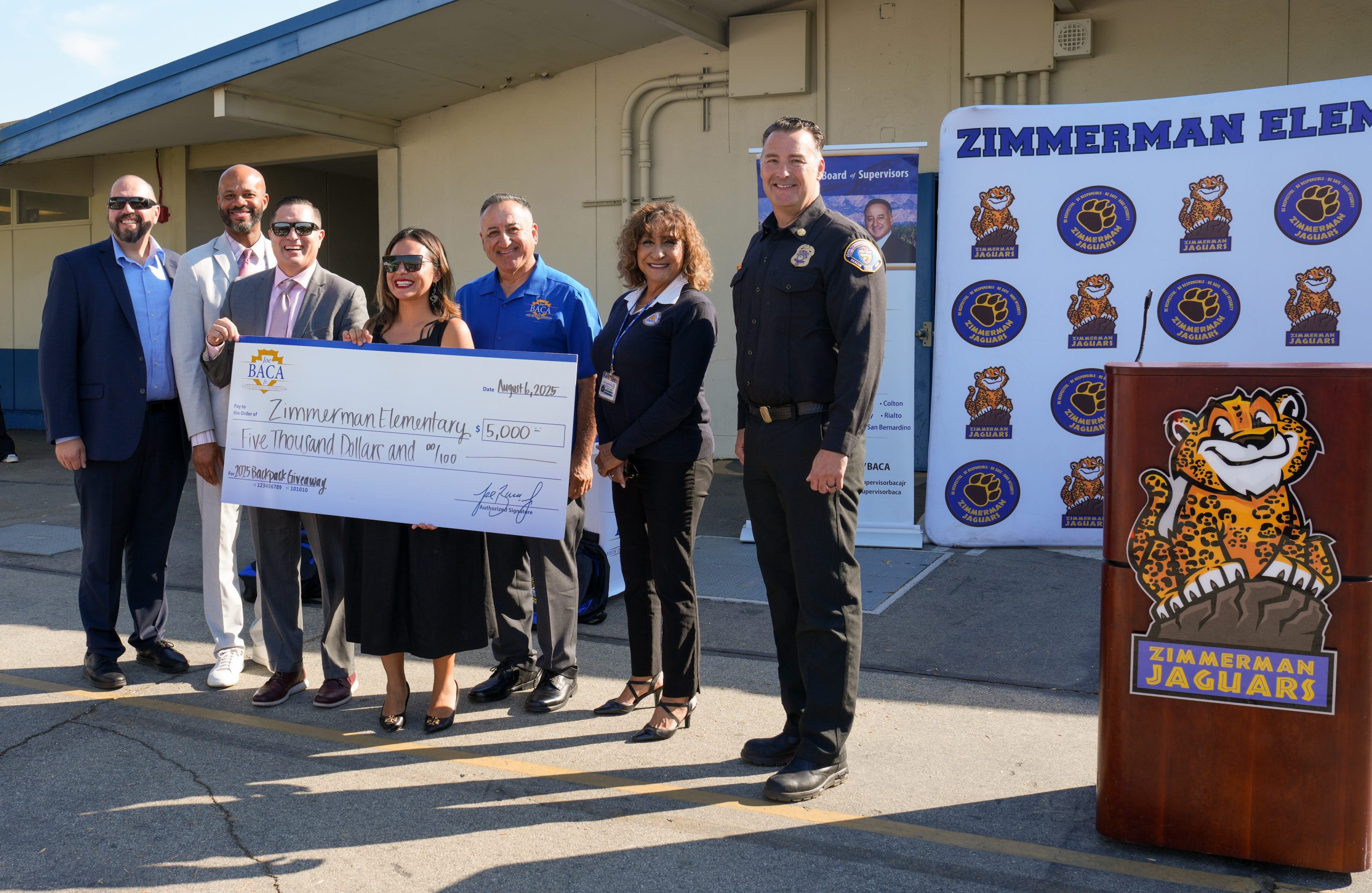 No Student Left Behind: Supervisor Baca Hosts 3rd Annual Backpack ...